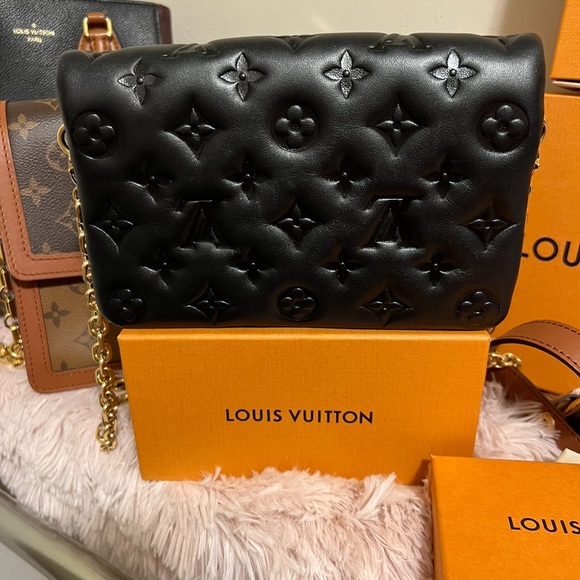 Louis Vuitton | Bags | Louis Vuitton Coussin Pochette Monogram Embossed ...